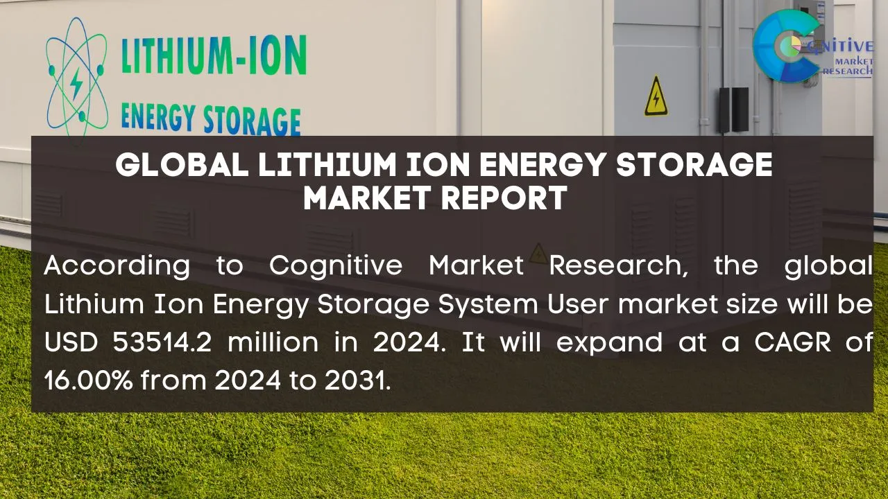 The global Lithium Ion Energy Storage System User market size will be ...